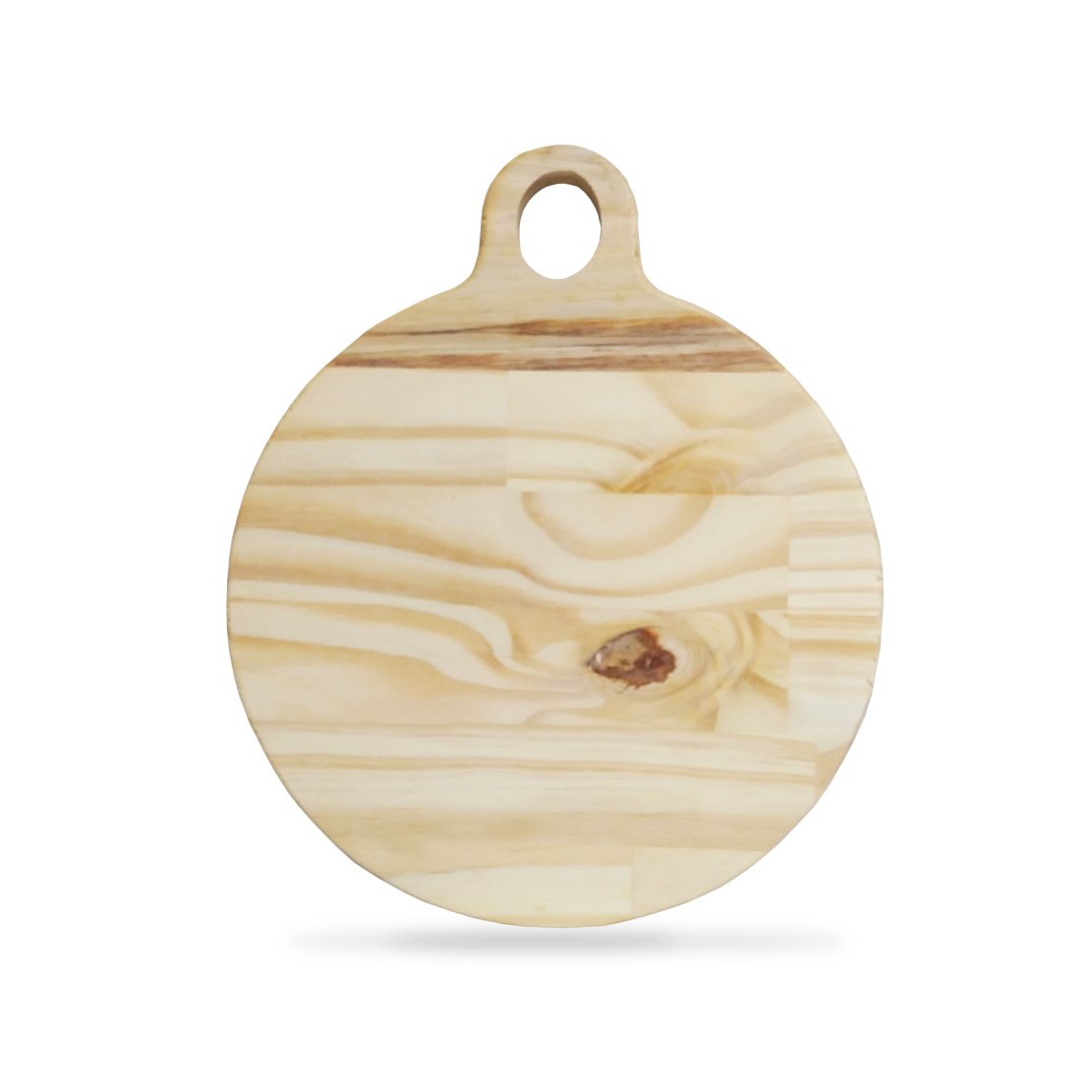 Paraíso das Caixas - cod: PNS-4140 - Tabua De Pinus Redonda Pegador Oval